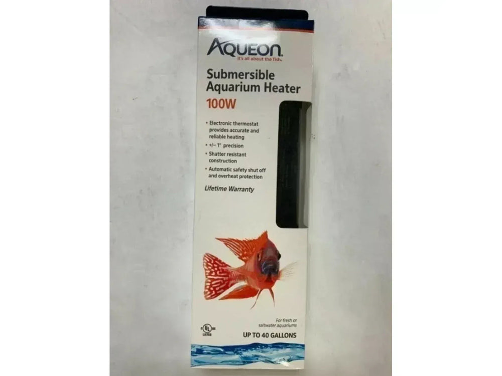 Aqueon Submersible Aquarium Heater 100W - Durable & Safe Heating