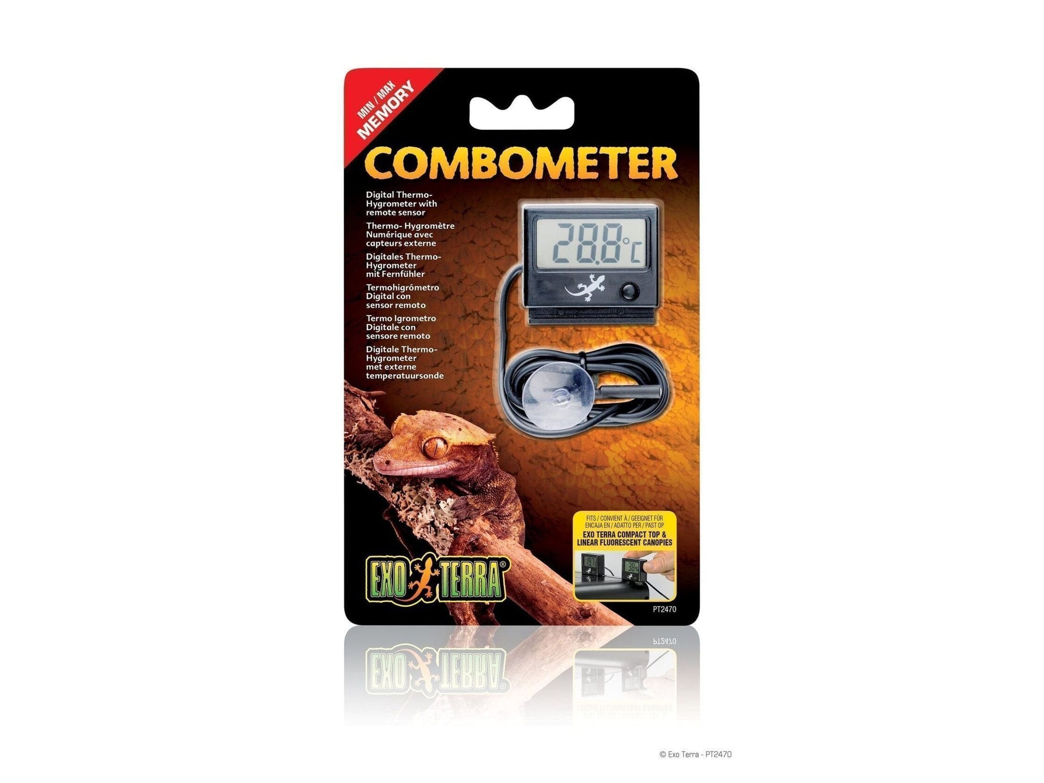 Exo Terra Digital Combometer - Thermometer & Hygrometer for Reptiles