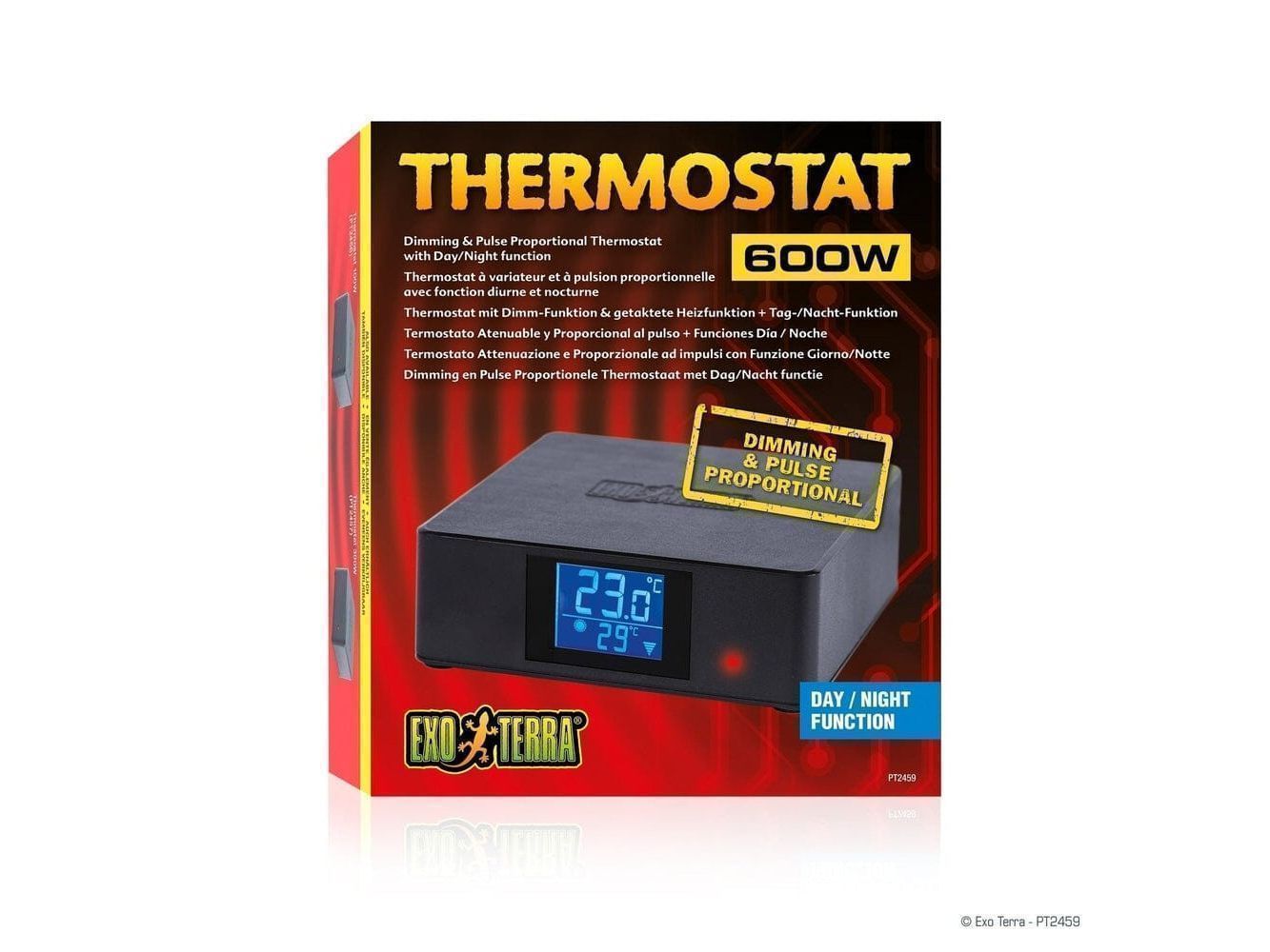 Exo Terra Thermostat 600w - Precise Reptile Heating Control
