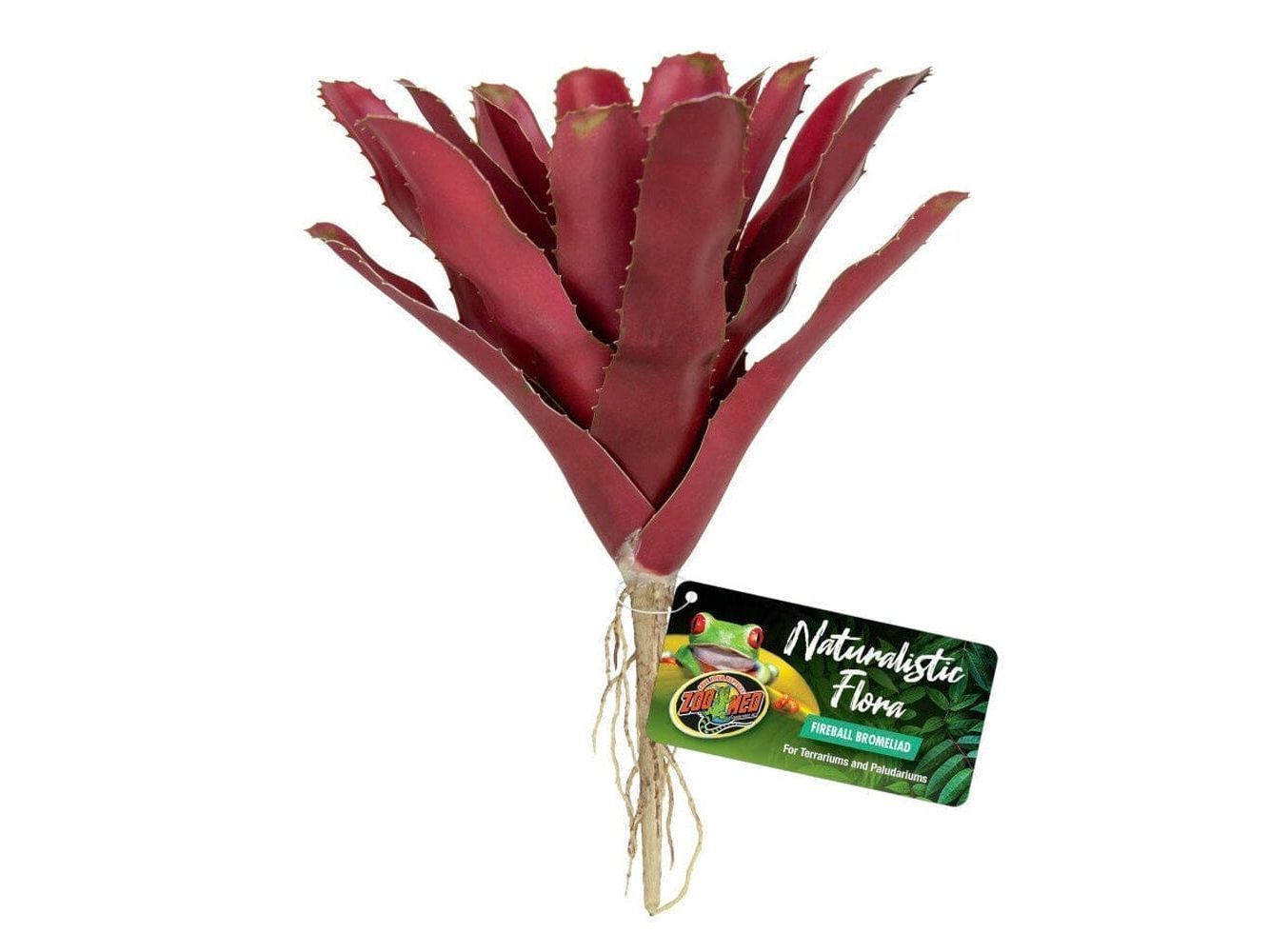 Zoo Med Naturalistic Fireball Bromeliad Terrarium Plant Red | Buy at ...