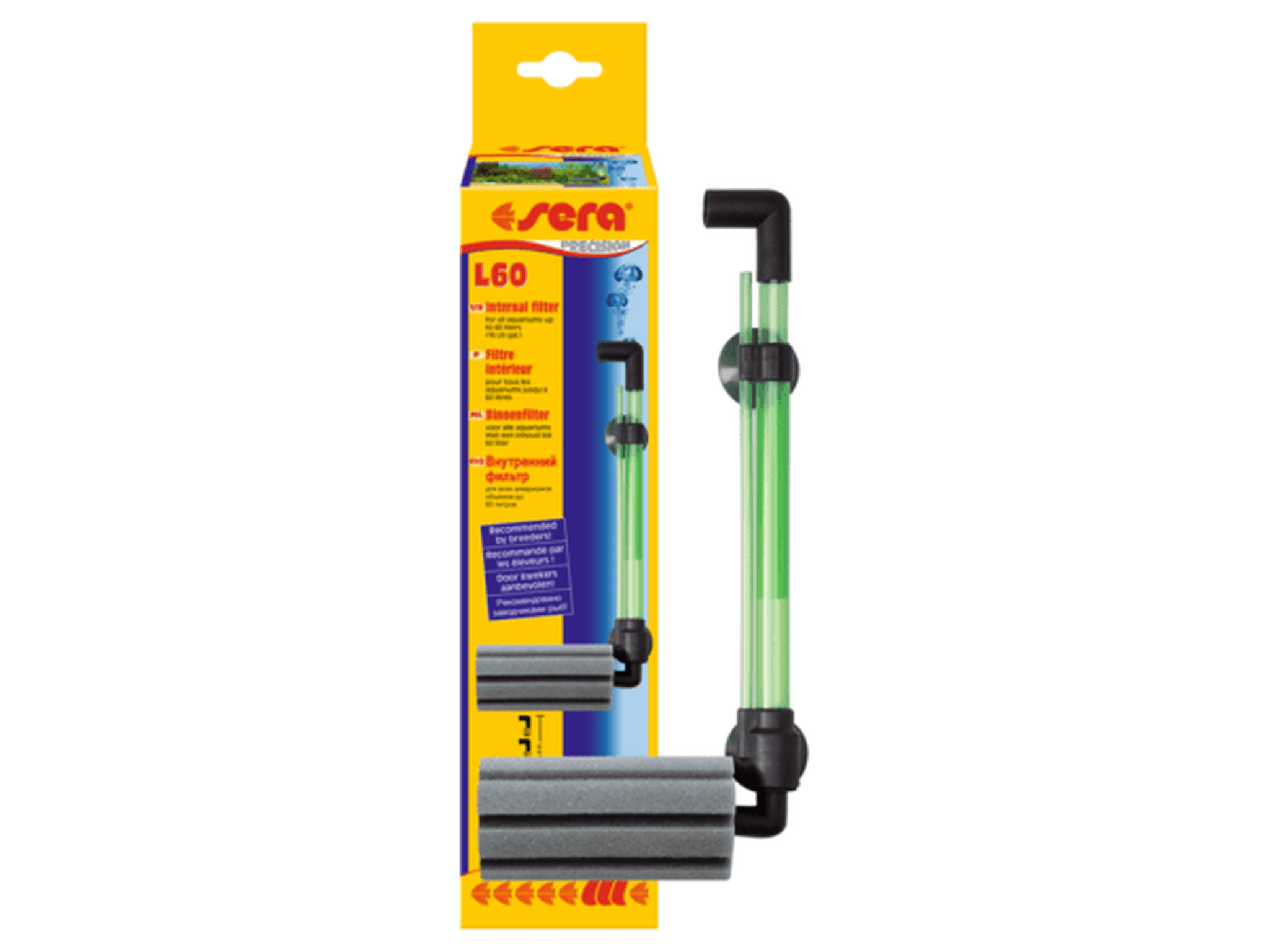 Sera Internal Filter L150 - Air Operated Sponge Filter for Aquariums