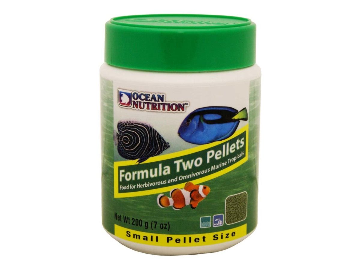 Ocean Nutrition Formula Two Marine Pellets Fish Food 7 oz Small