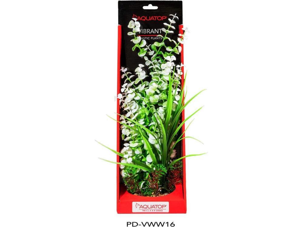 Aquatop Vibrant Wild Plant White 16in - Aquarium Decoration | MorphMarket